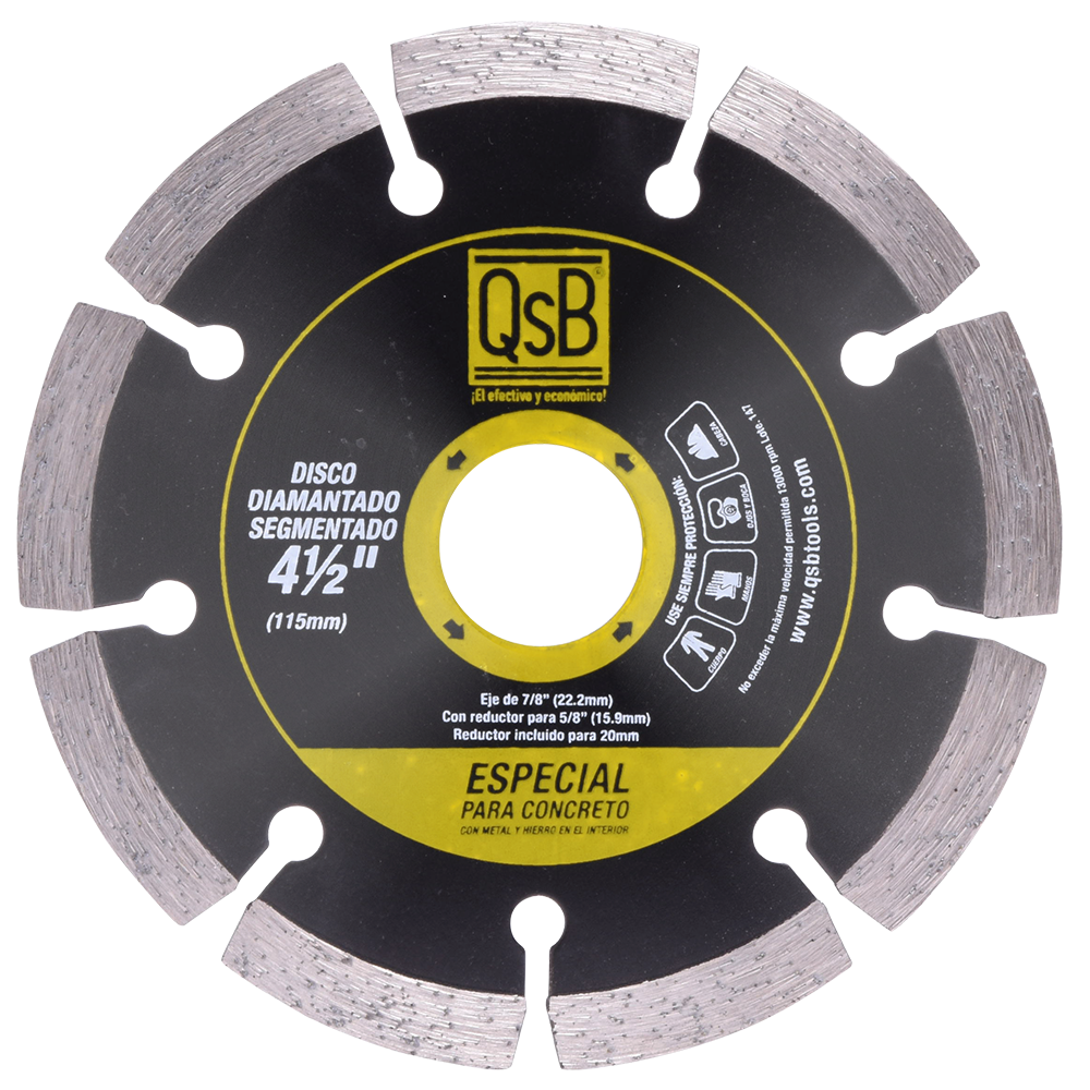 DISCO DIAMANTADO SEGMENTADO ESPECIAL – QsB